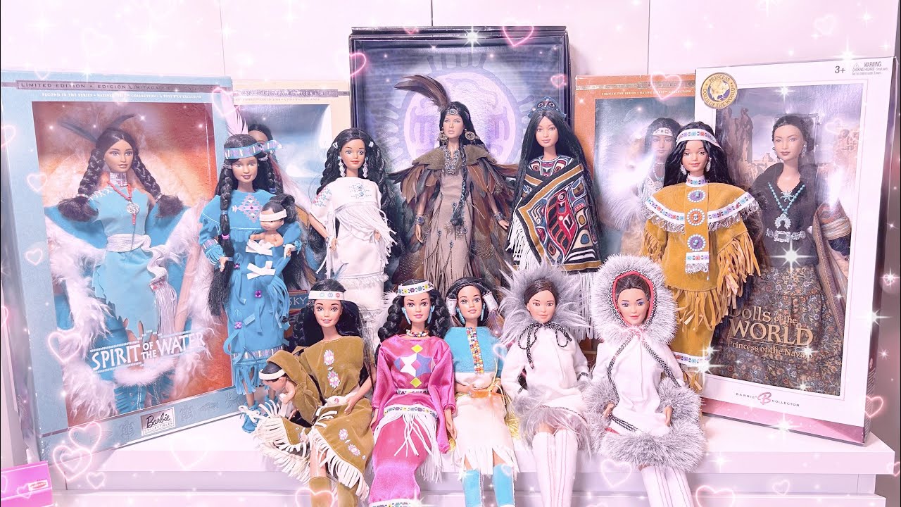 My Completed Native American Barbie Collection - YouTube