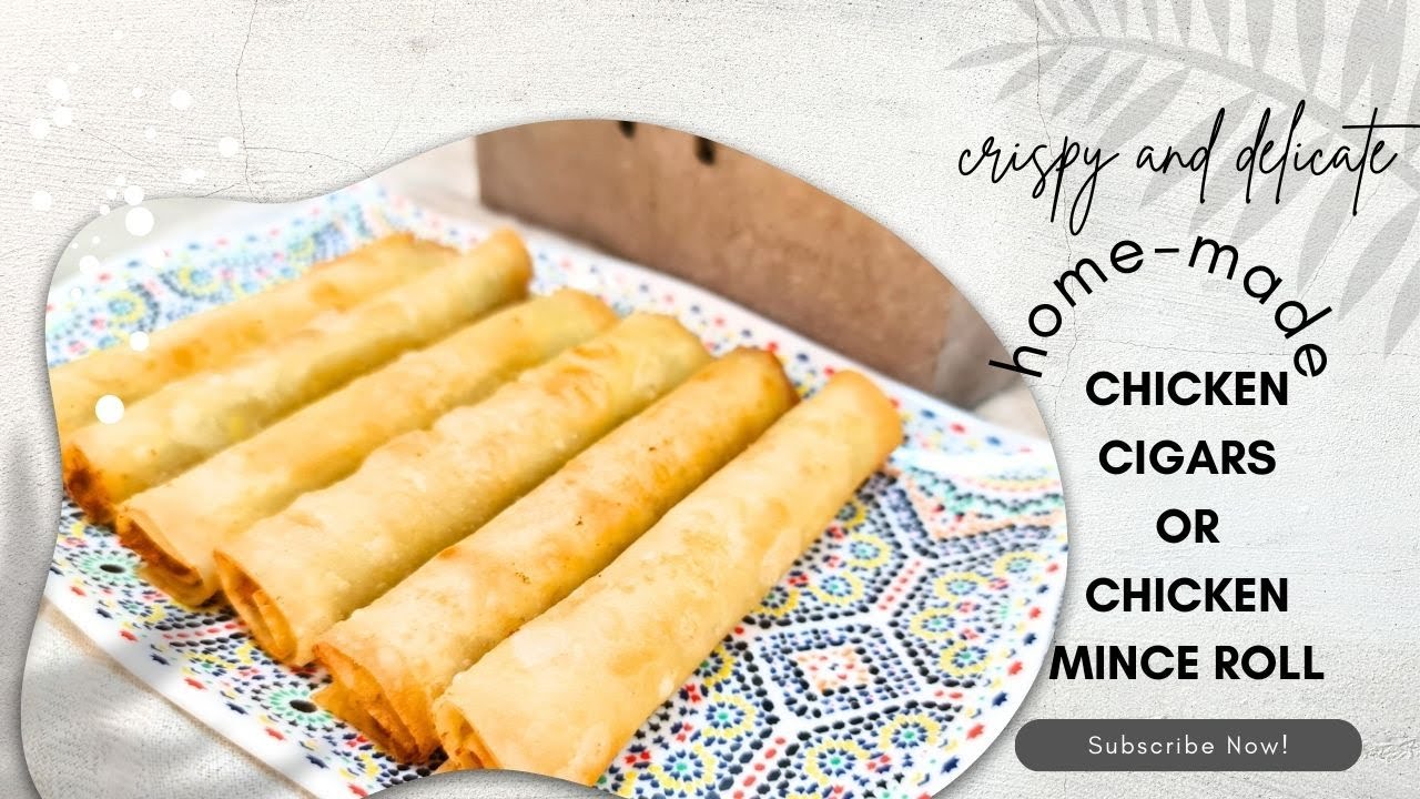 Irresistible Chicken Cigars Recipe Unveiled 🌯 | Chicken Mince Roll ...
