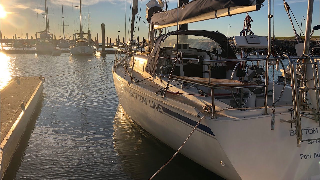 Sailing Vessel The Bottom Line - Single handed to Pt Vincent - YouTube