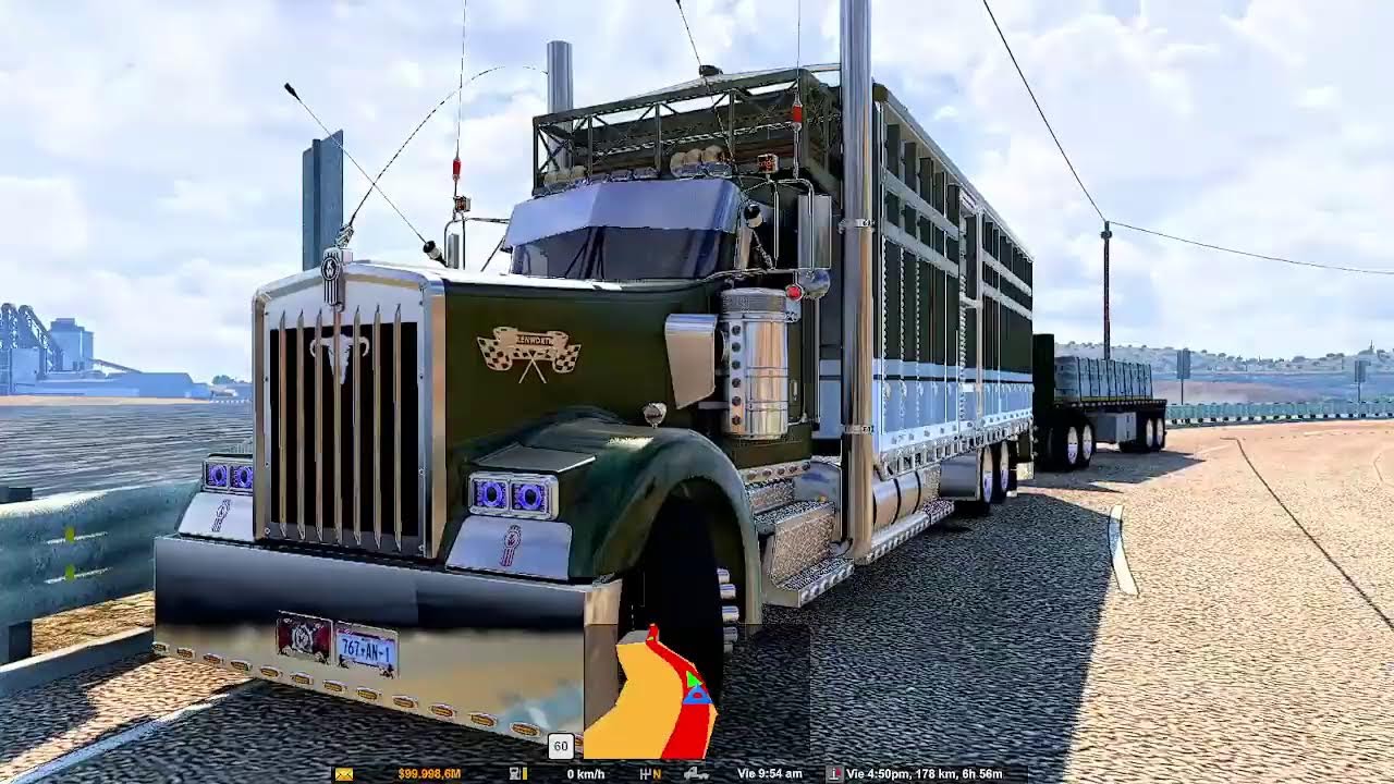 Kenworth W900 Torton ATS BETA 1.46 / Mapa Mexico 1.46 - Musica Con ...