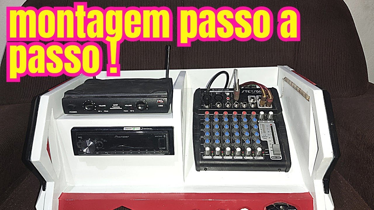 Instalação do Rack Móvel de som automotivo - YouTube