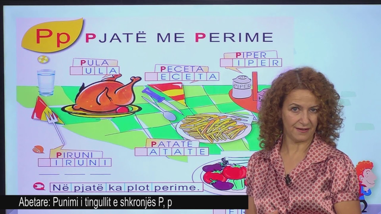 Abetare - Punimi i tingullit e shkronjës P, p - YouTube