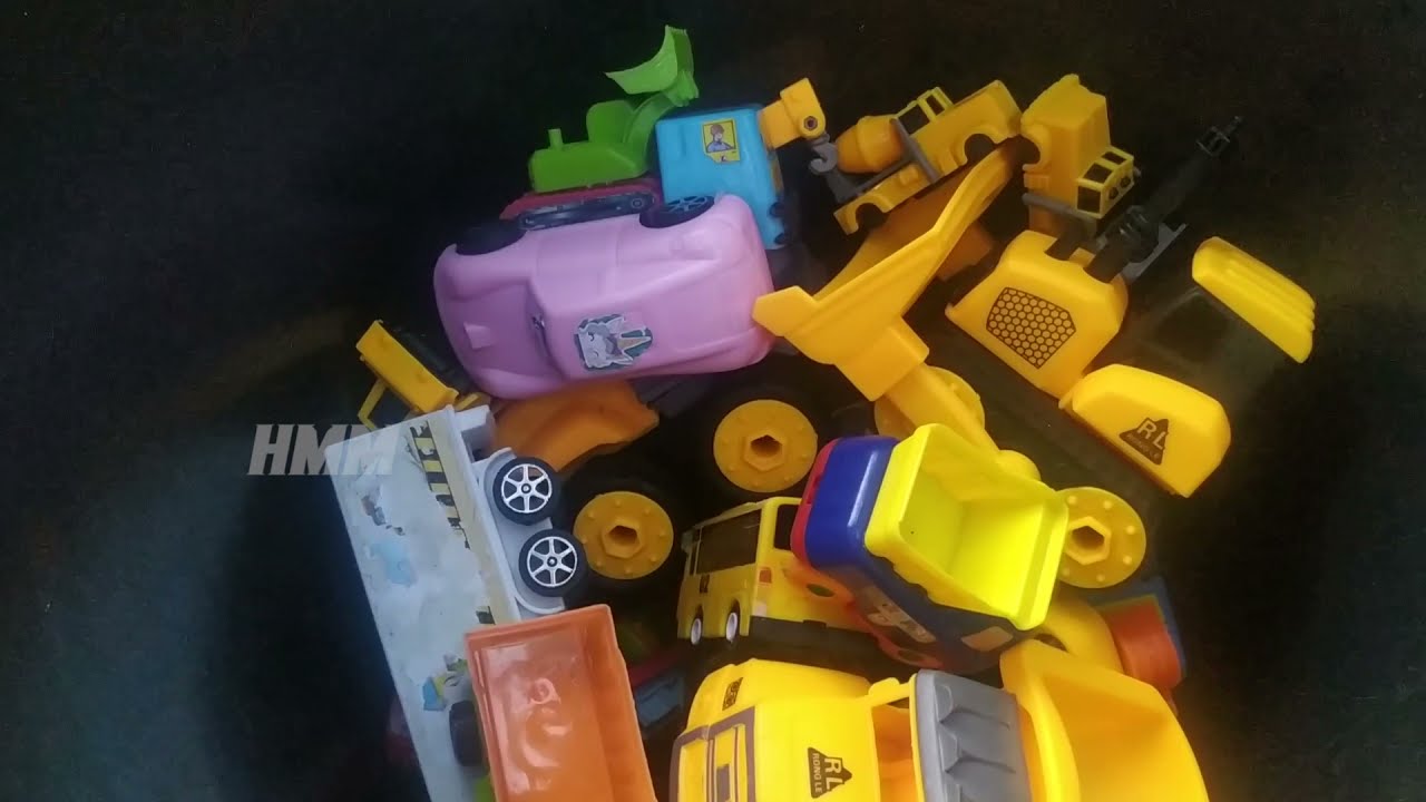 Mencari Mainan Mobil kecil lucu, truk beko, loader, Mobil mixer, mobil ...