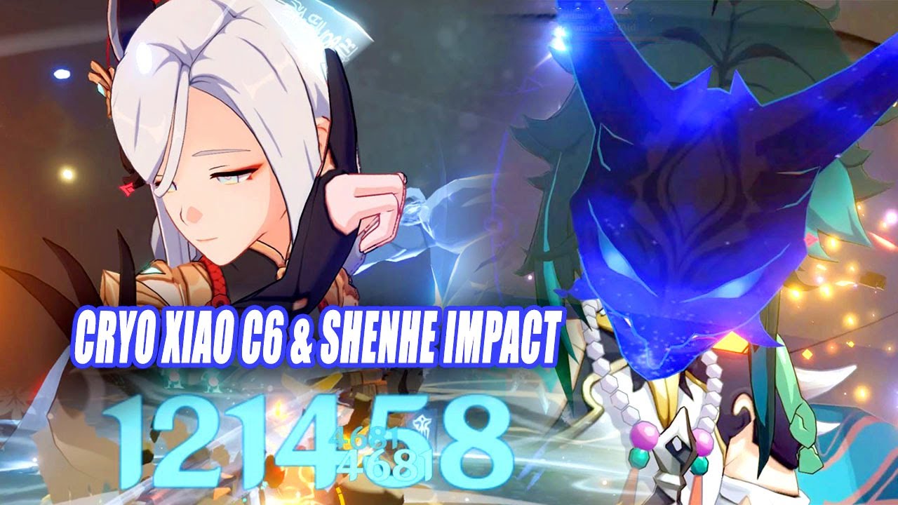 Cryo Xiao C6 & Shenhe Impact 120k Plunge Attack Showcase - Floor 12 ...