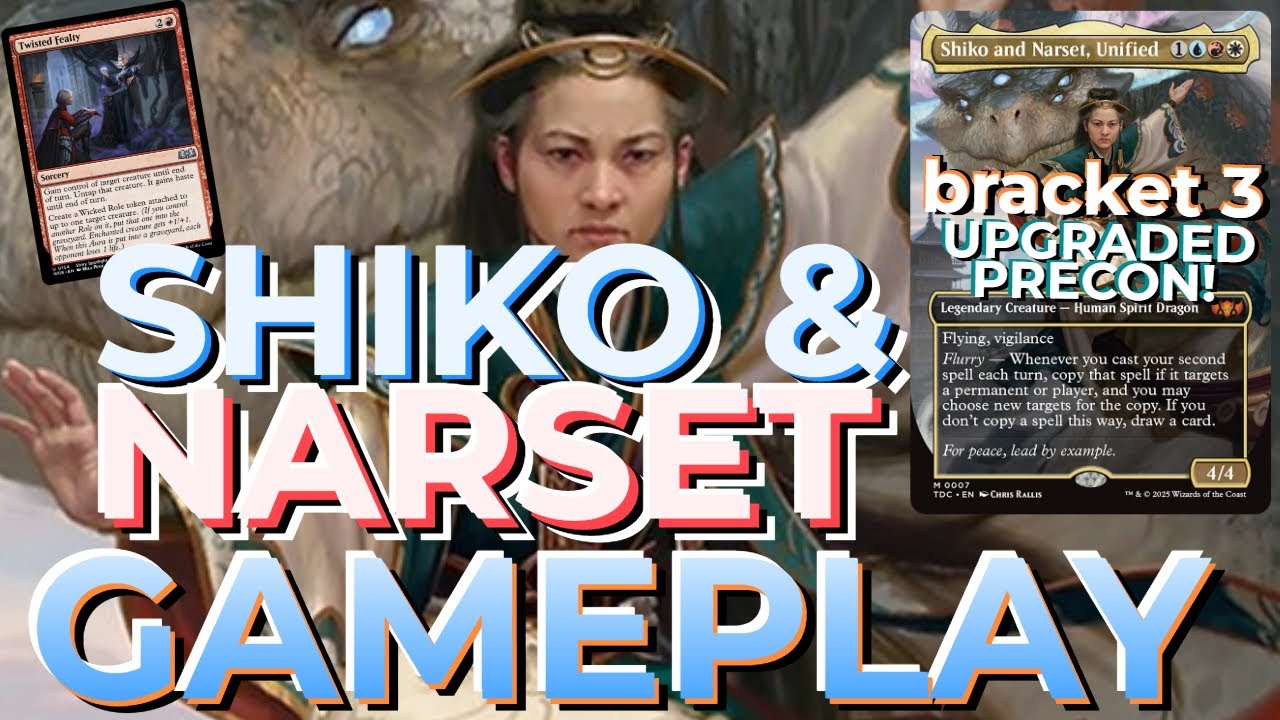 Shiko & Narset Unified EDH Gameplay v Rafiq, Six, Liberty Prime Precon ...