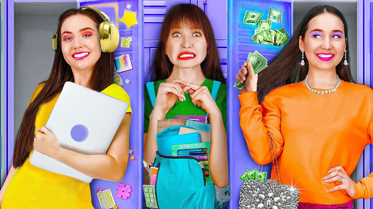 HOW TO BECOME POPULAR AT SCHOOL || Funny School Situations by 123 GO ...