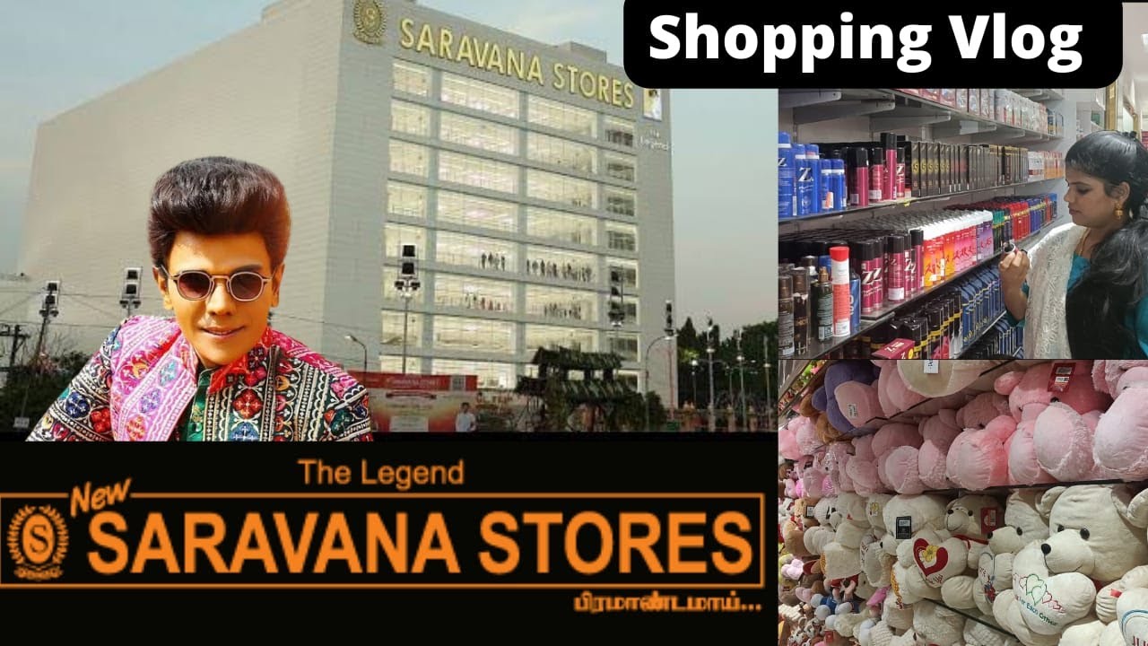 The Legend Saravana Stores Shopping Mall Padi Chennai| Shopping Vlog| Tamil|| Sanapandi - YouTube