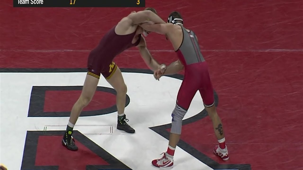 Big Ten Wrestling: 165 LBs: Minnesota's Nick Wanzek vs. Rutgers' Richie ...