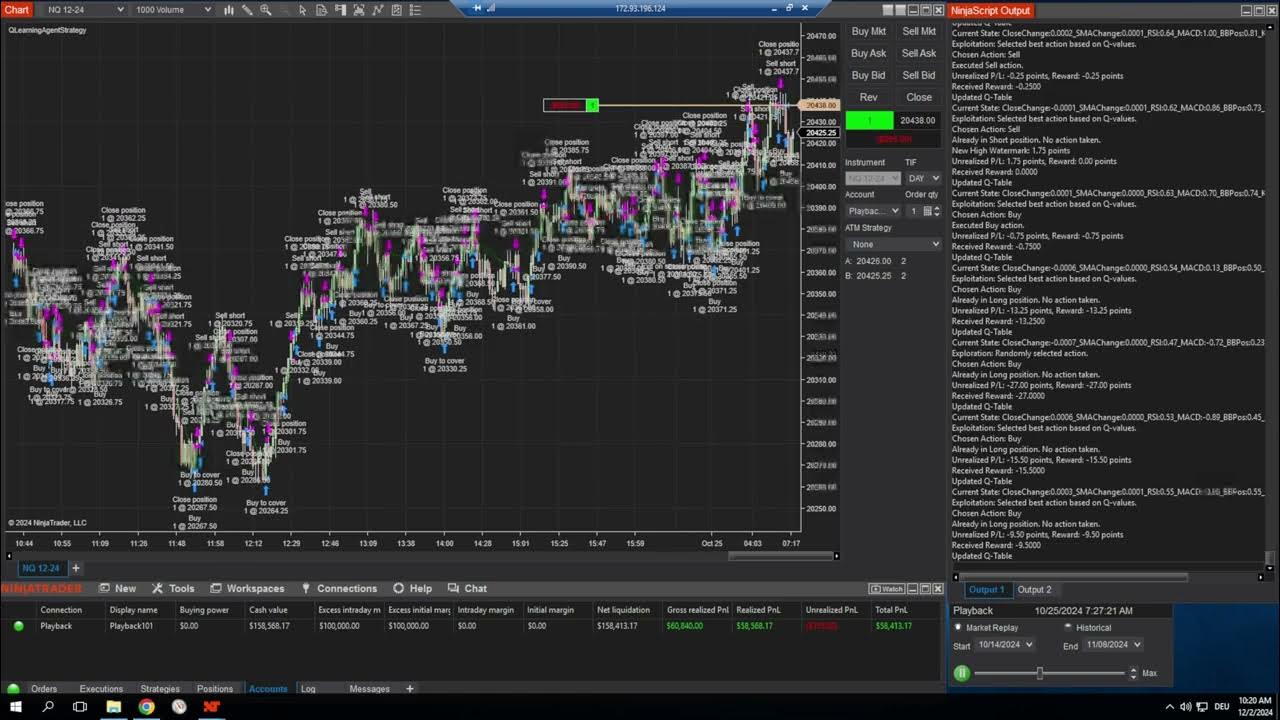 Q-Learning Trading Agent for NinjaTrader 8 - YouTube