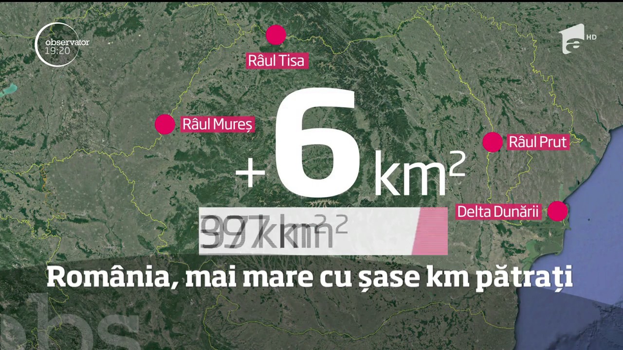 România creşte de la o zi la alta. Şi nu este o metaforă. Teritoriul ...