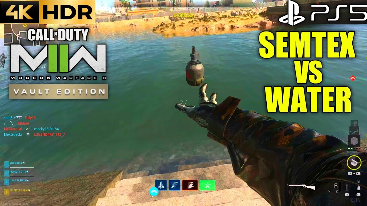 CALL OF DUTY MODERN WARFARE 2 Water Vs Semtex | MW2 Vault Edition Water ...