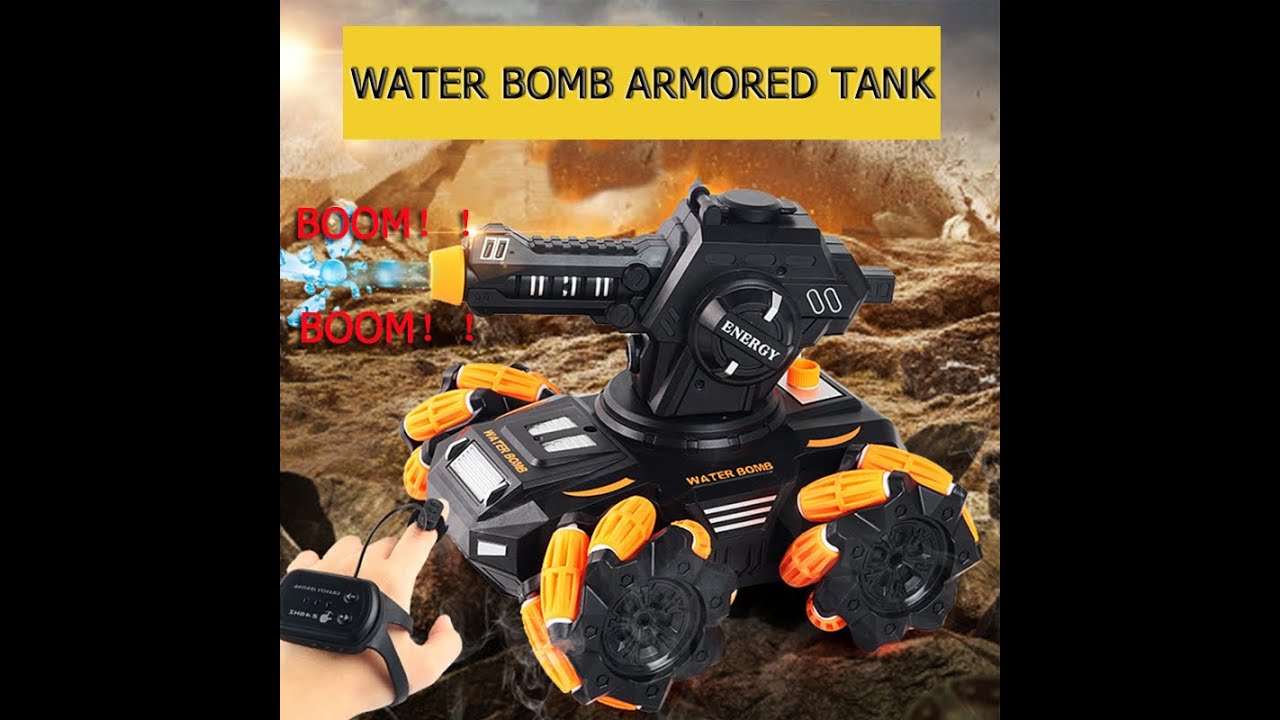 Water Bomb armored tank - YouTube