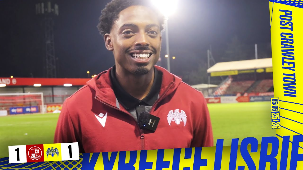 Kyreece Lisbie | Post Crawley Town #ColU - YouTube