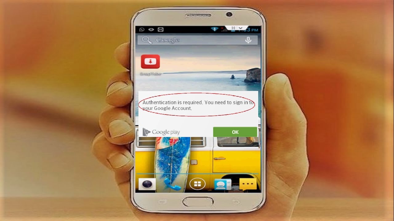 How to Fix Authentication is Required You Need to Sign in to You Google ...