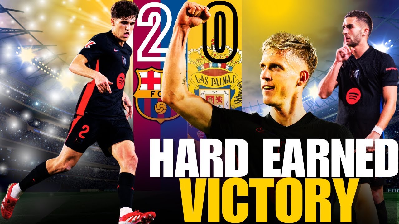 Barca vs Las Palmas | Barca's another HARD EARNED VICTORY - YouTube