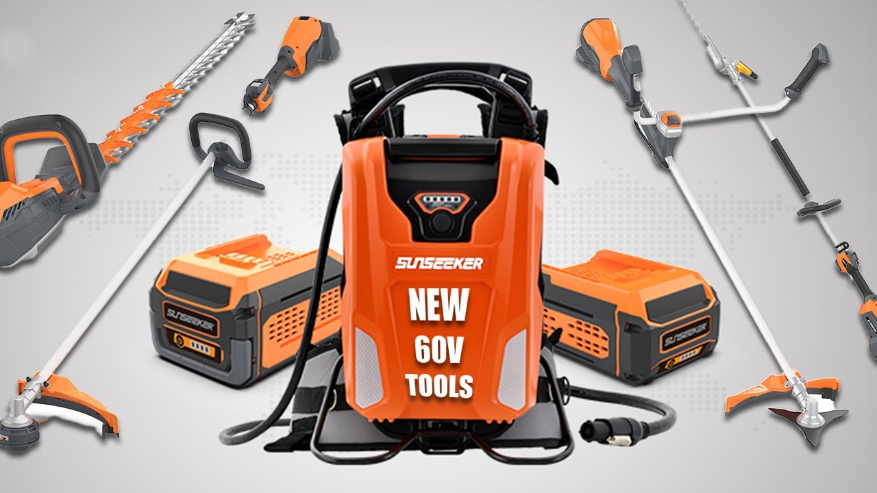 NEW Sunseeker Battery Powered Lawn Care Tools | 60V Line Review - YouTube