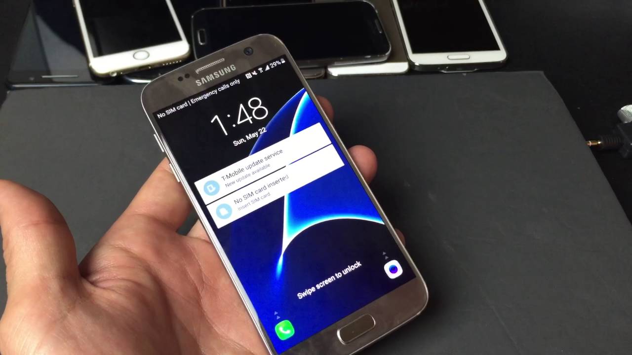 How to Setup Pattern Swipe Code Password on Galaxy S7 & S7 Edge - YouTube