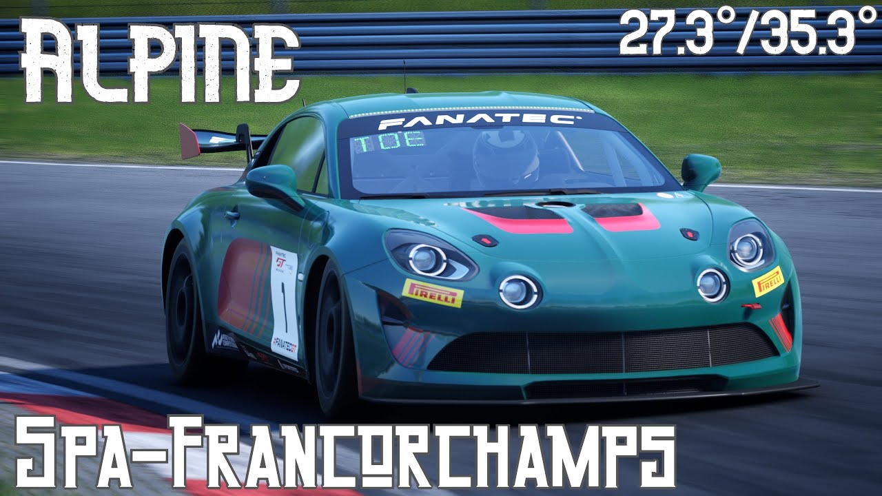 Alpine || Spa-Francorchamps || Hotlap + Setup - YouTube