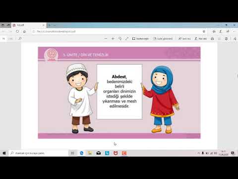 din ve temizlik 5 sınıf telafi