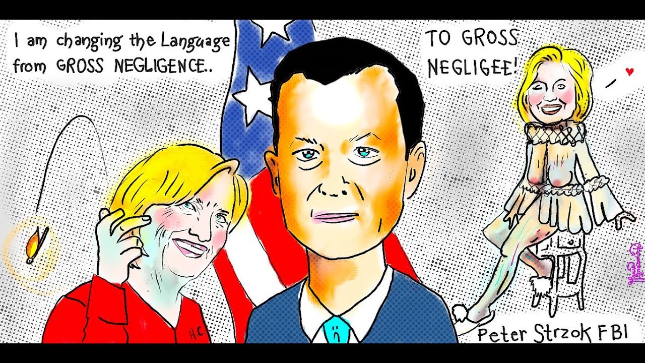Hillary Clinton. Peter Strzok. FBI Political Cartoon. - YouTube
