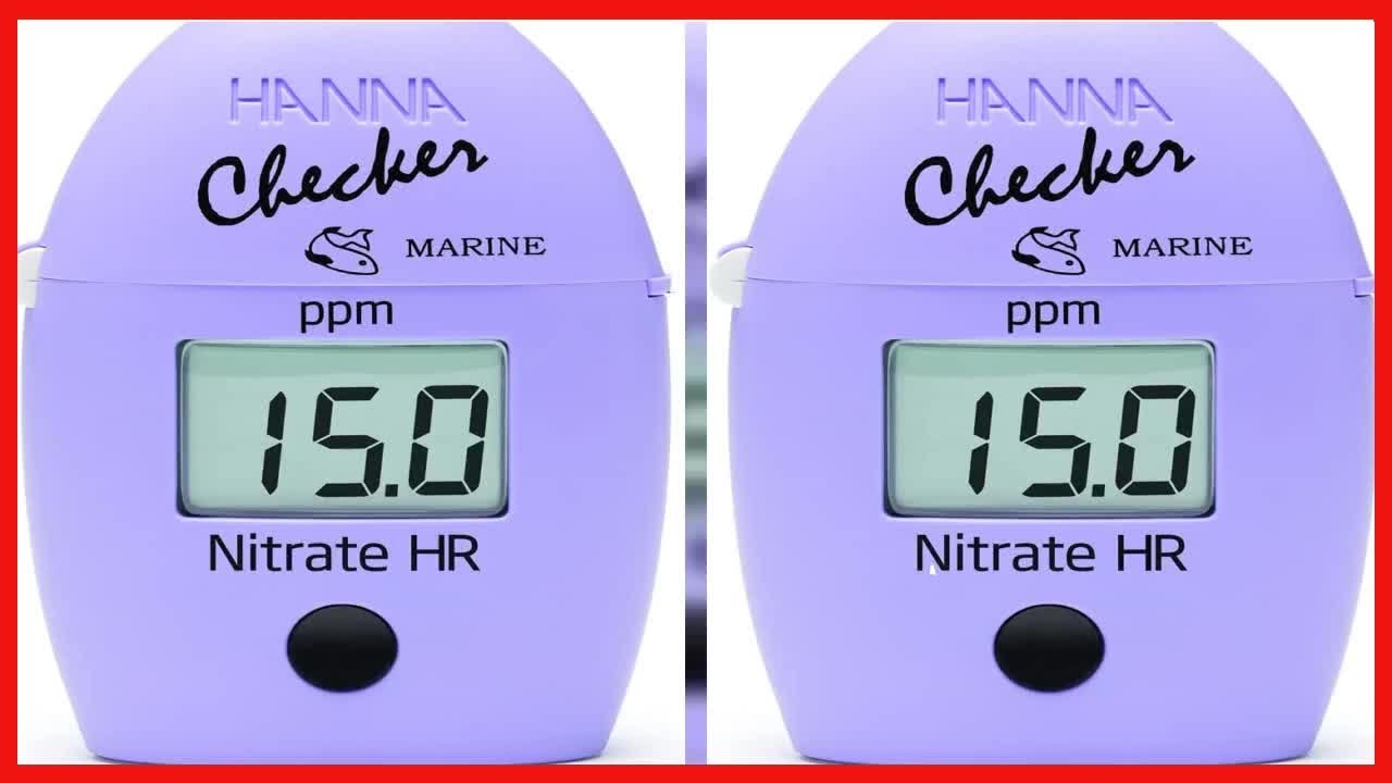 Hanna Instruments High Range Nitrate Checker HI782 - YouTube