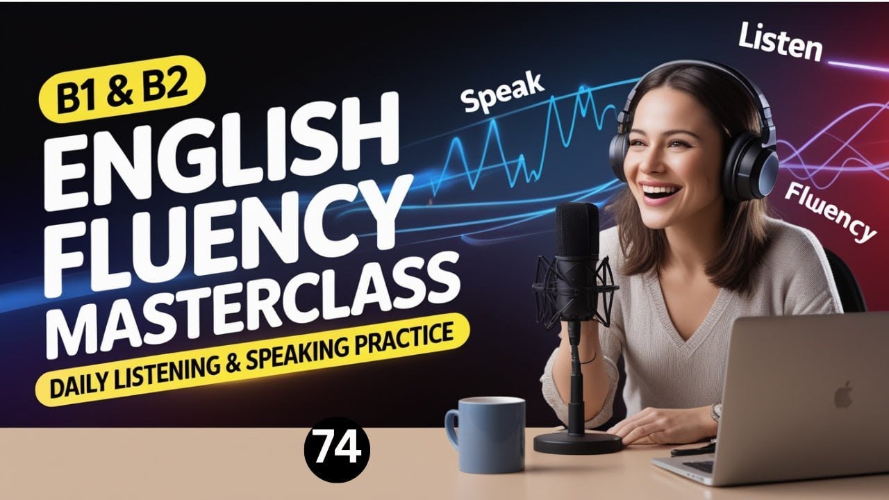 B1 & B2 English Fluency Masterclass | Daily English Listening ...