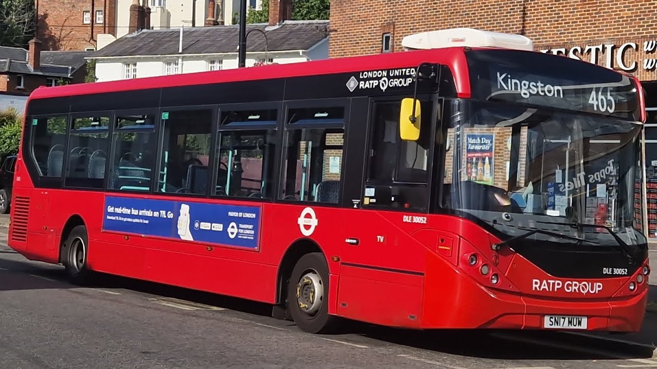 *Interesting One* | RATP DLE30052 SN17MUW Bus Route 465 | ADL Enviro ...