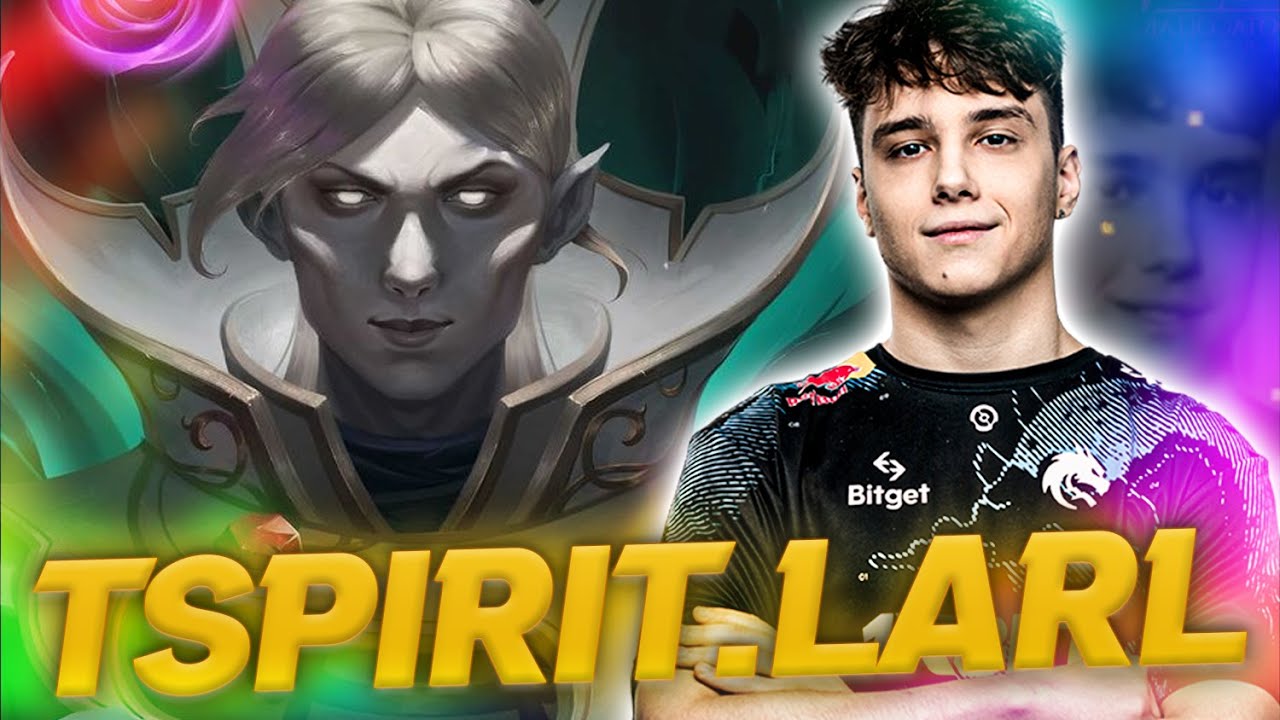 TSPIRIT.LARL INVOKER THE MIDLANER GAMEPLAY - TI 2023 : TEAM SPIRIT VS ...