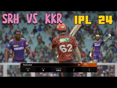 IPL 2024 | Sunrisers Hyderabad vs Kolkata knight Riders | cricket 24 ...