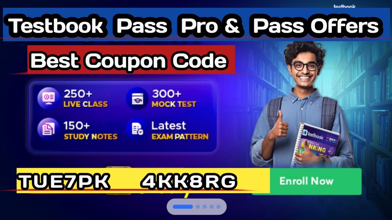 Testbook Pass Pro Coupon Code : Limited Time Offer Inside ! - YouTube