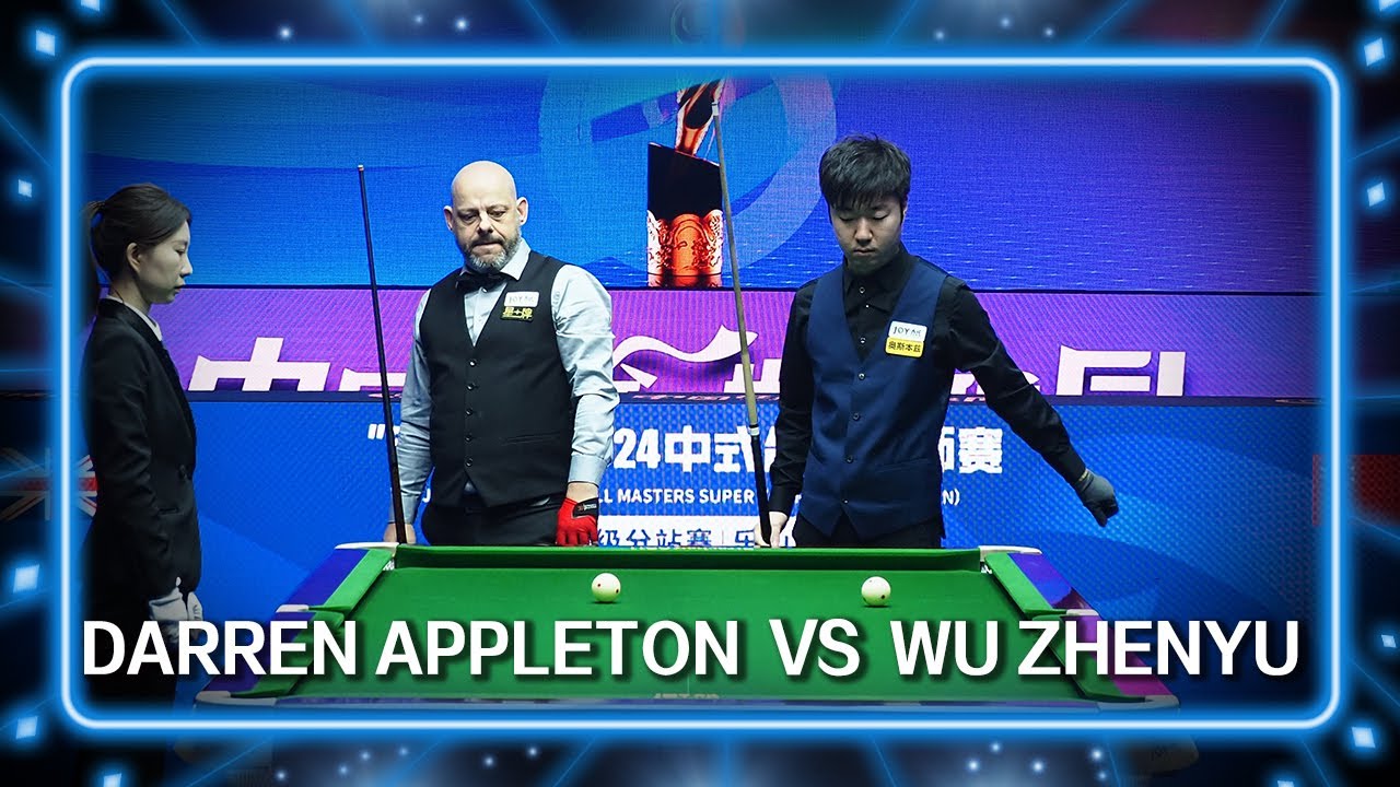 WU ZHENYU (CHN) VS DARREN APPLETON （VS）| 2024 JOY Heyball Masters ...