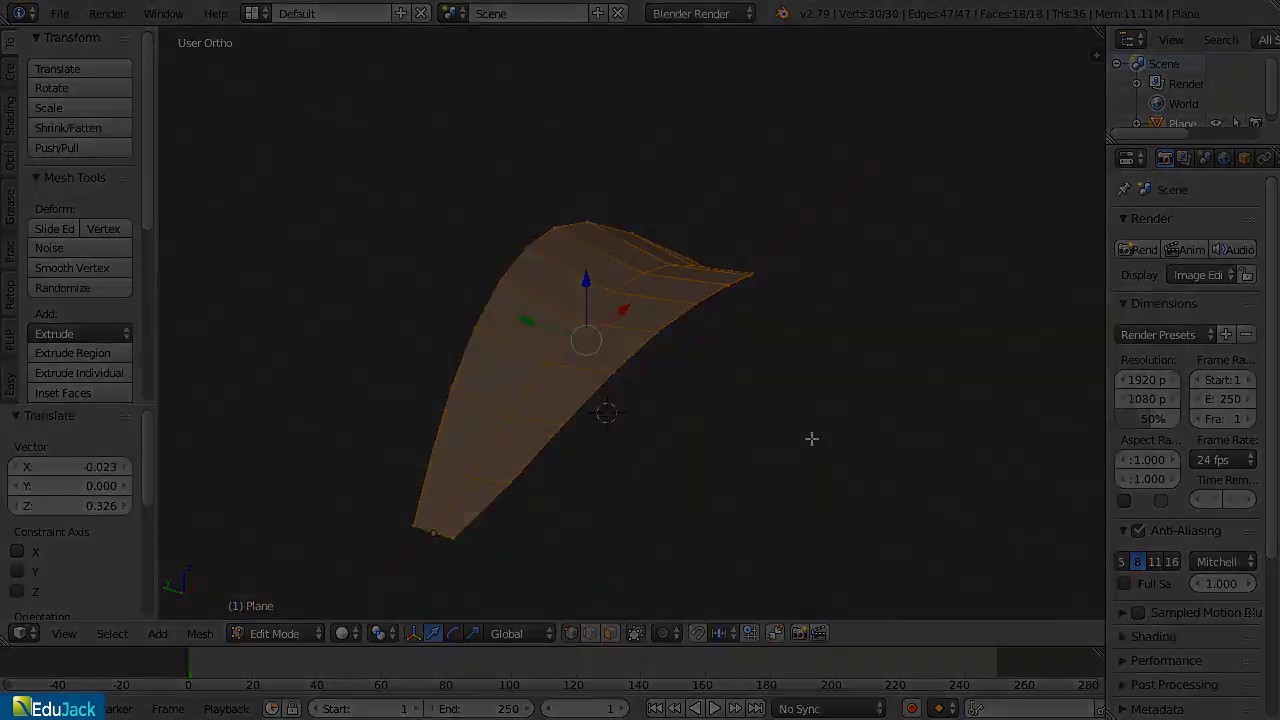 Create a simple Plant (Fern) in Blender - Part 1 - YouTube