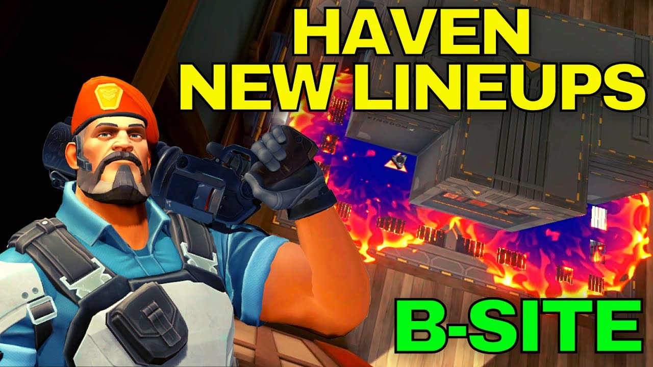 BRIMSTONE LINEUPS HAVEN B SITE | EASY GUIDE VALORANT 2023 - YouTube