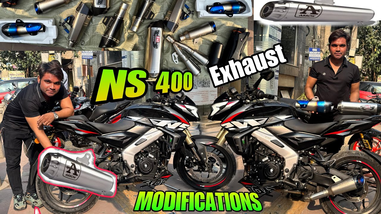 bajaj ns 400 modified | Ns400 very laud Exhaust | ns400 modified ☝️ NS ...