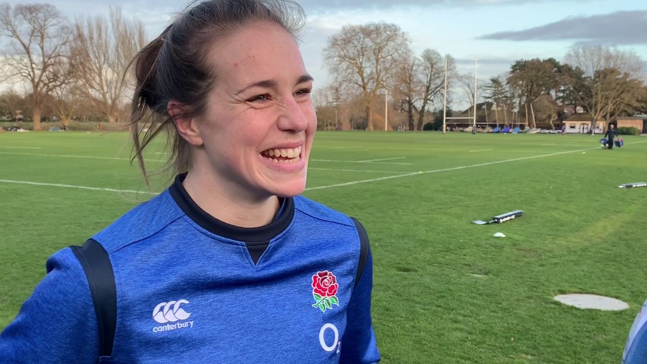 England's Emily Scarratt looks ahead to Le Crunch - YouTube