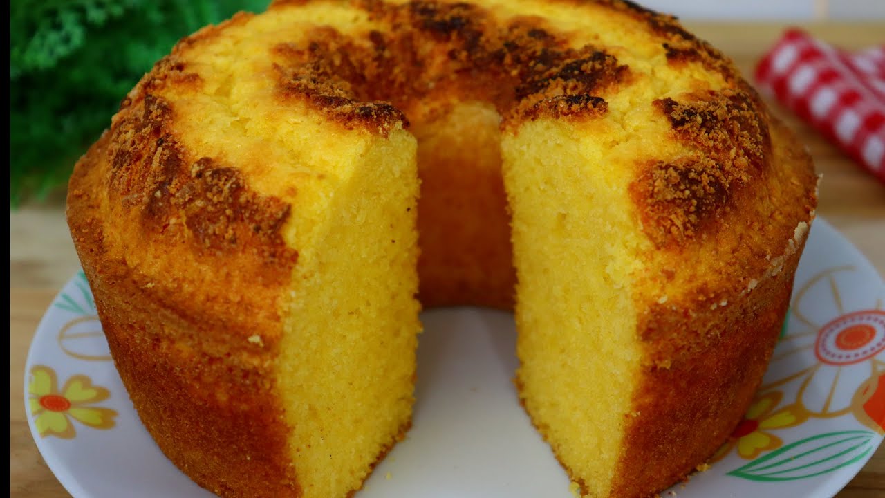 BOLO DE FUBA FOFINHO COM UMA DICA INFALÍVEL - YouTube