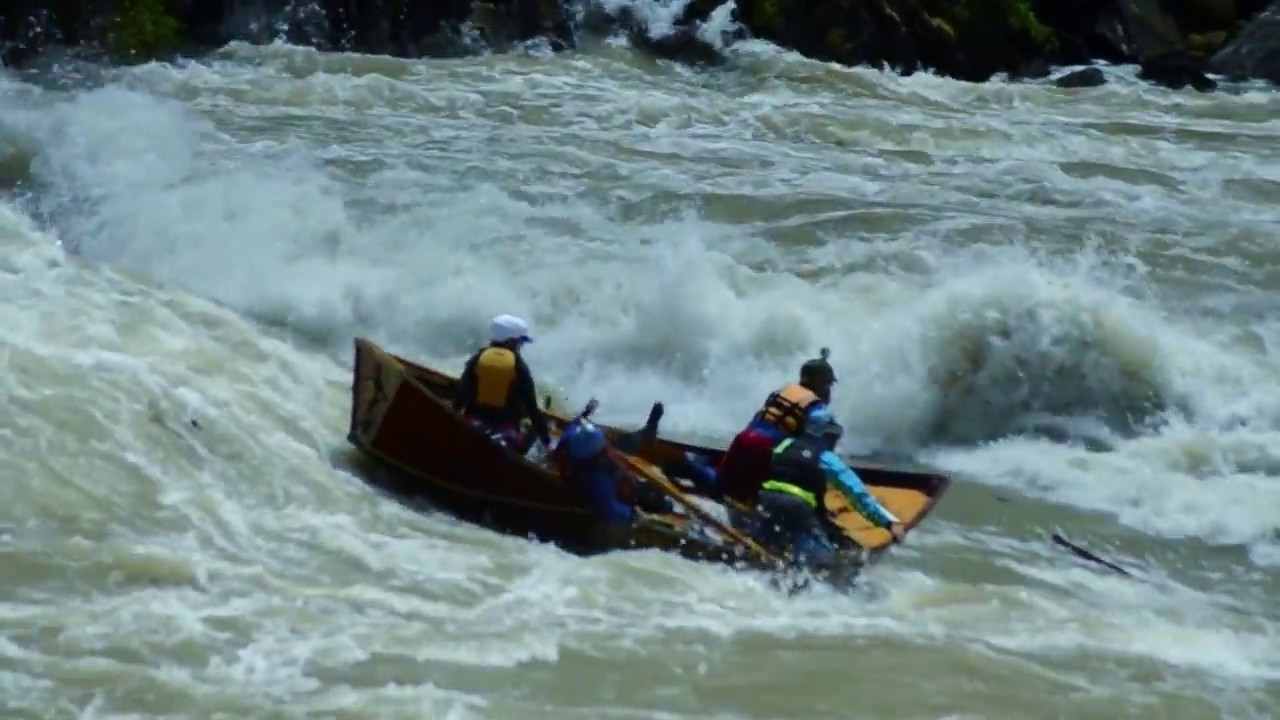 Gary Lane, his dory, Ruby Rapid at 85K - YouTube