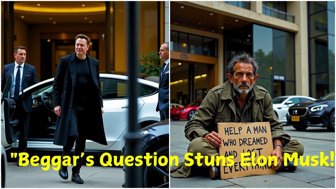 A Beggar Challenges Elon Musk Outside a Mall – What Elon Does Next ...