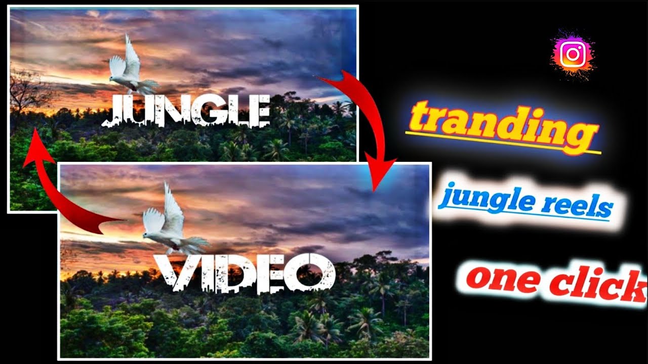Viral Jungle Name Reels Editing Tutorial | New Capcut Template | JUST ...