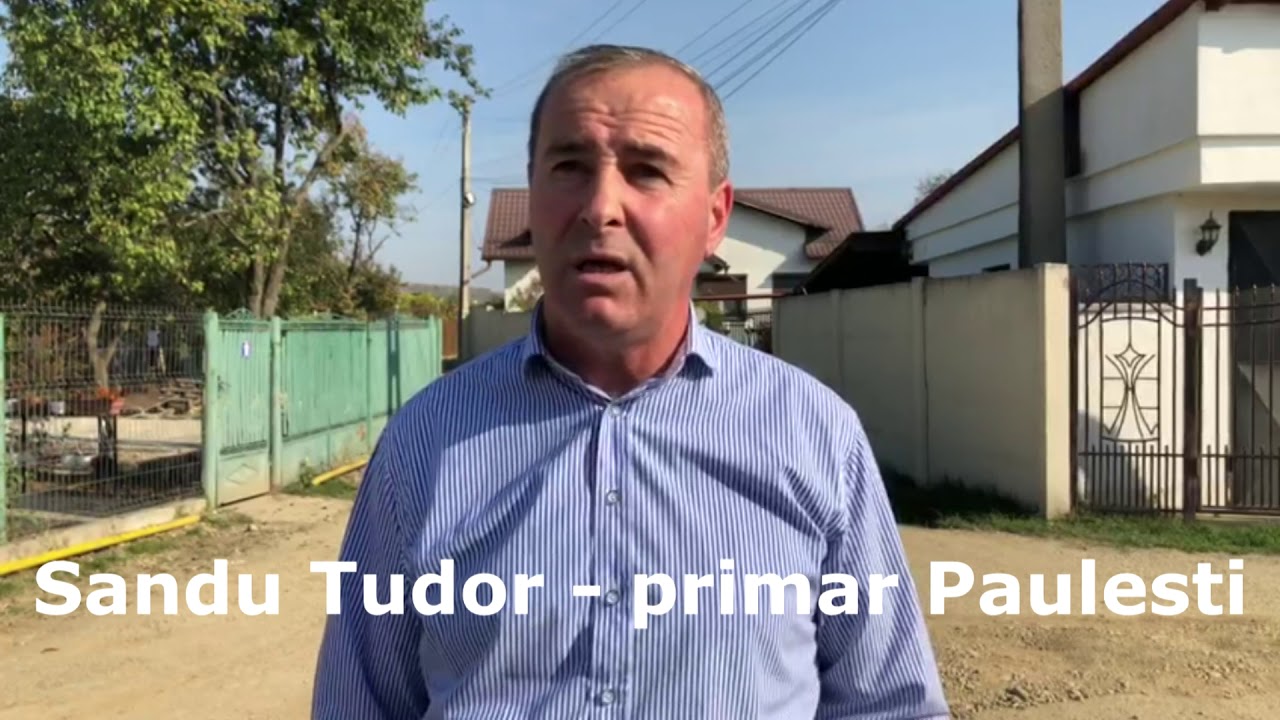 Sandu Tudor, primar Paulesti - YouTube