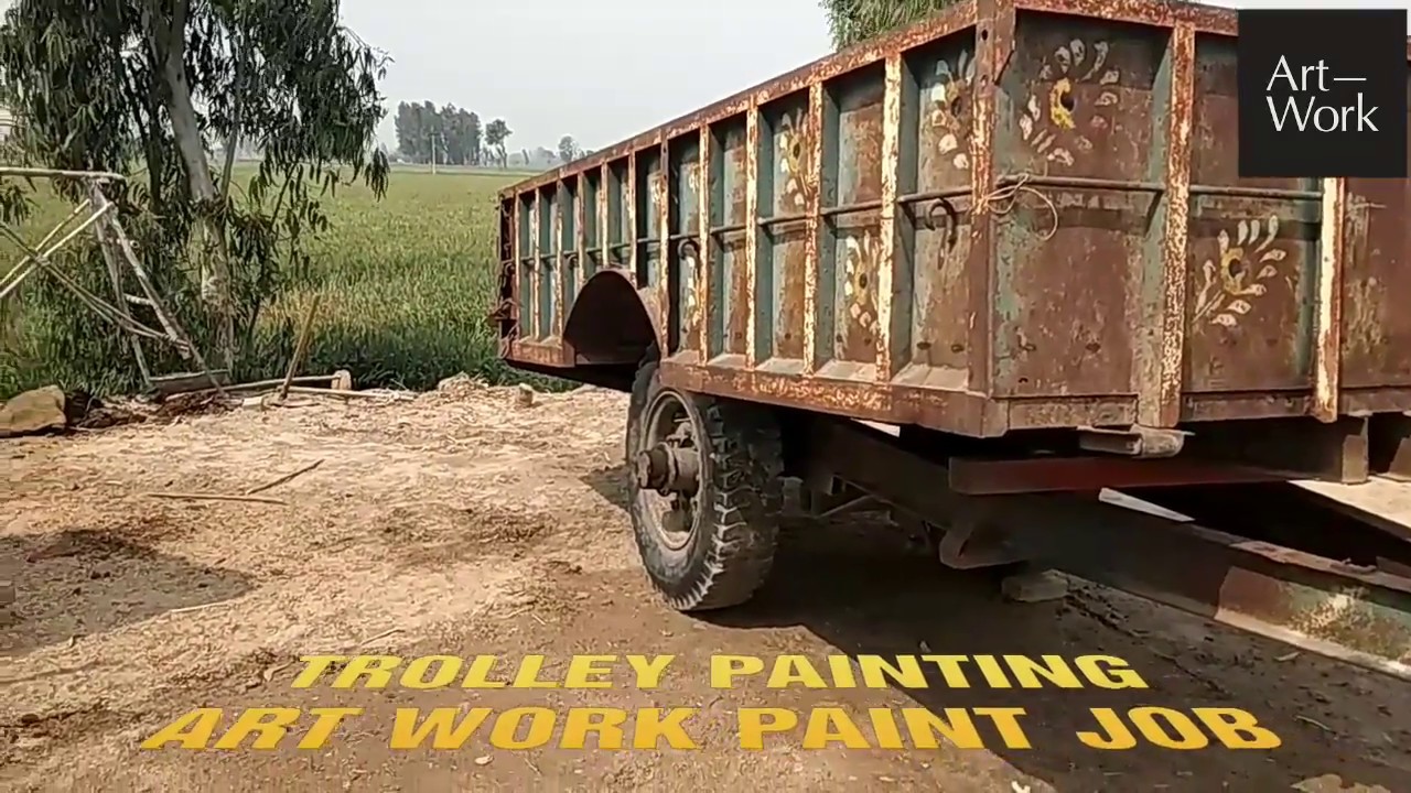 Excellent Trolley painting - YouTube