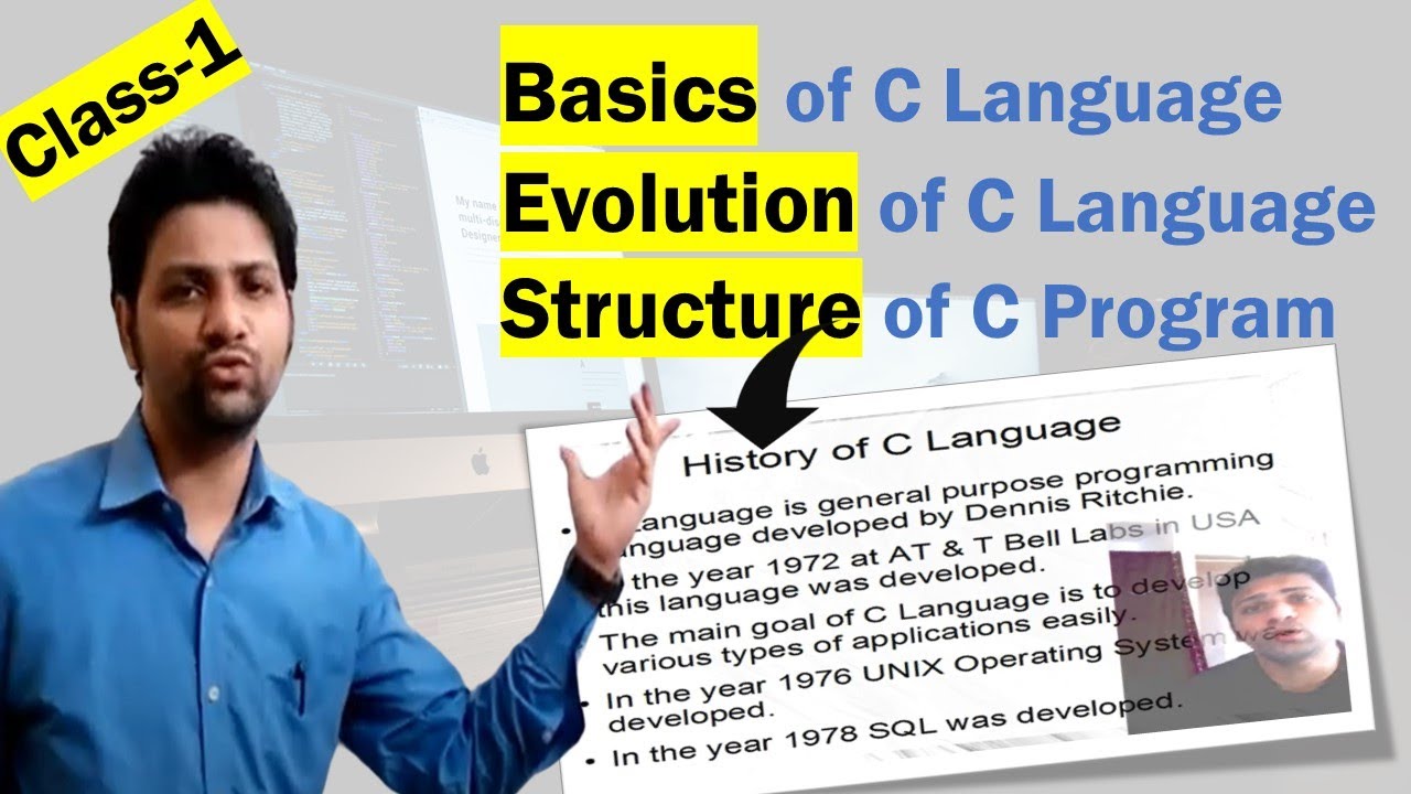 Learn C Language Programming Tutorial Class1 Youtube 4695