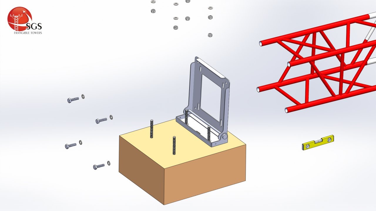 SGS Frangible Hinge Base Installation Video - YouTube