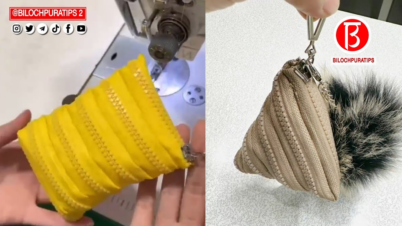 How to make zip bag tutorial episode 150 - YouTube