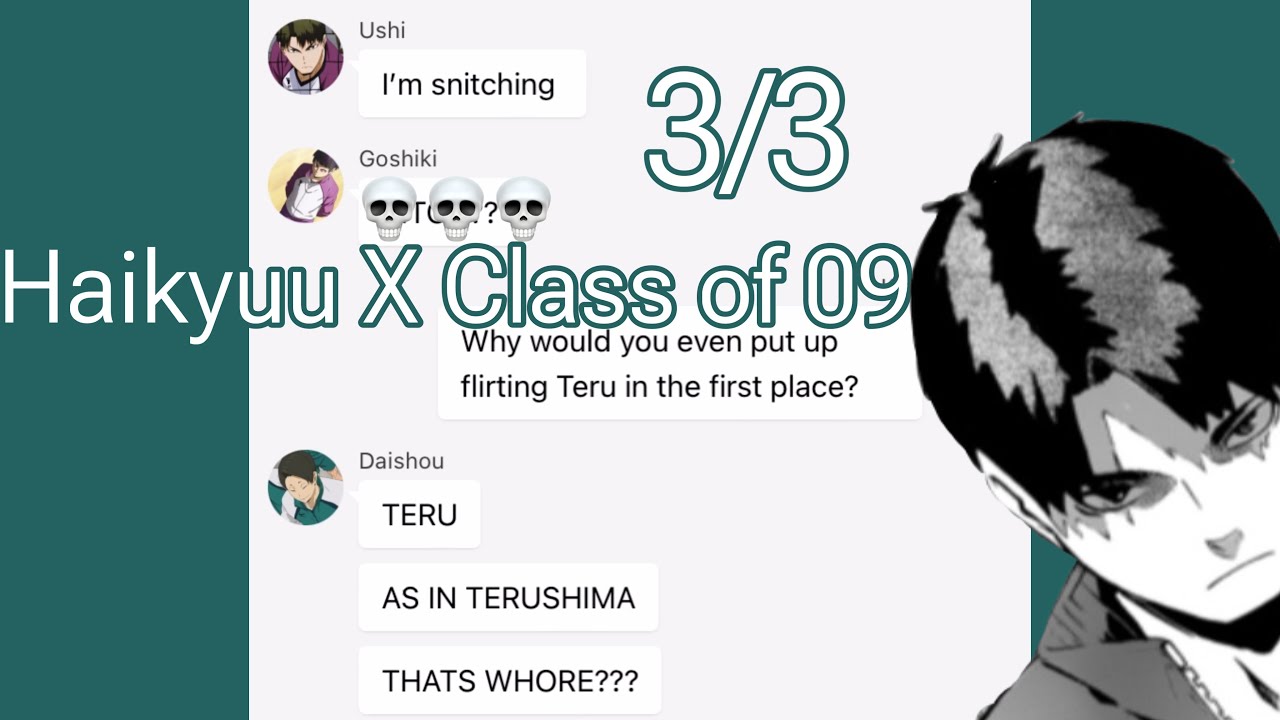 Haikyuu || Haikyuu X Class of 09 || 3/3 - YouTube