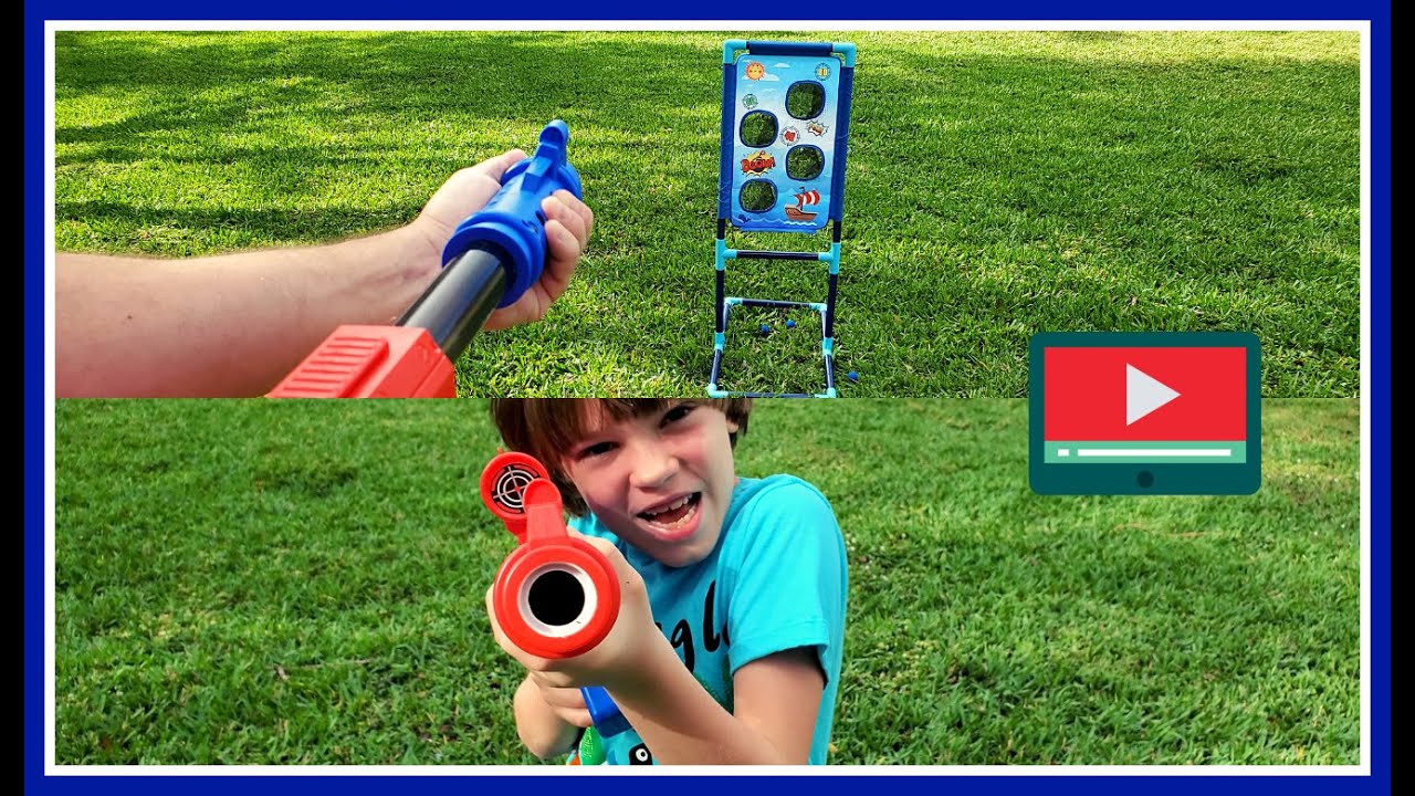 Shooting Game Toys Air Powered Toy Guns Set with Stand PERFECT FOR ...