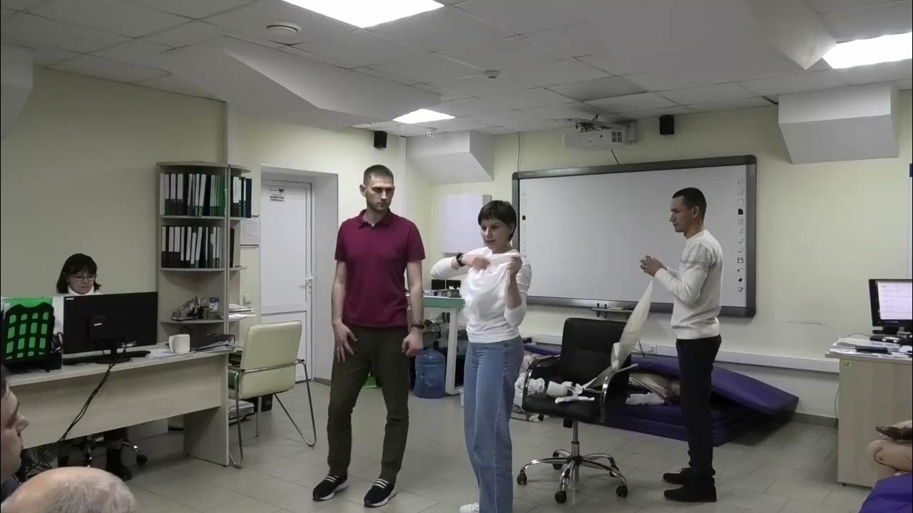 26 Фролова ЛП Первая Помощь Повязка при переломе ключицы Иммобилизация ...