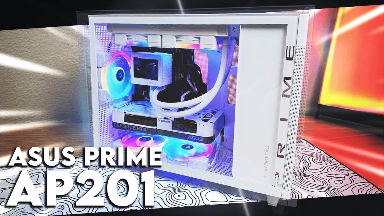 This micro-ATX case MAXIMIZED a Compact Desk - Ft. ASUS Prime AP201 ...