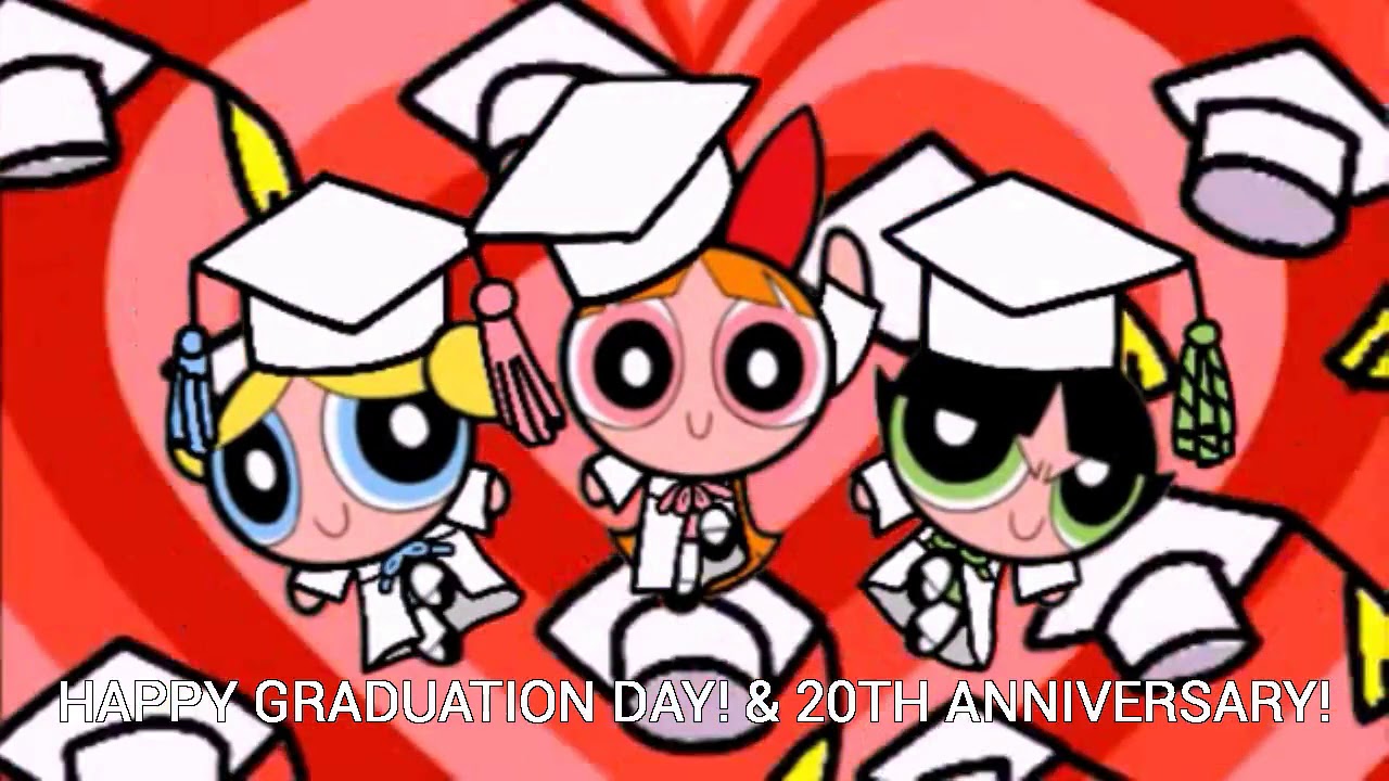 Graduation Bubbles Powerpuff Girls The Powerpuff Girls Bubbles Bobbing