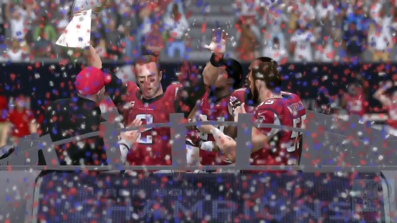 Madden NFL 17 - Atlanta Falcons Super Bowl Celebration - YouTube